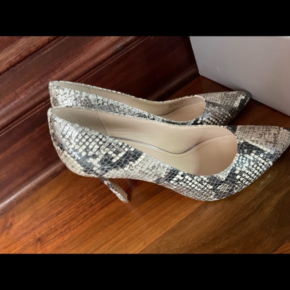 Botkier | Shoes | Botkier 4 Inch Snakeskin Metallic New Heels 85 New ...